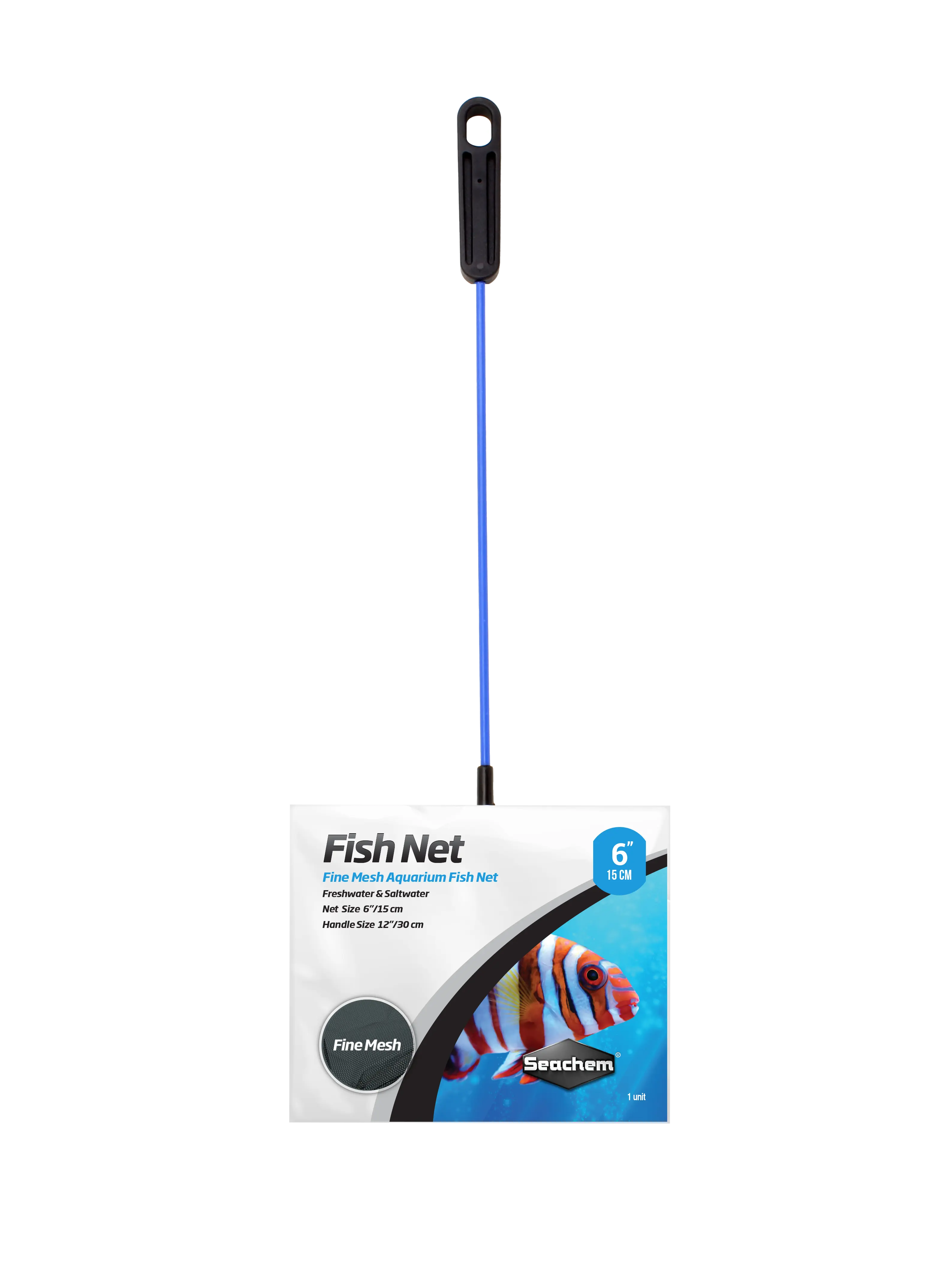 Seachem Fish Net Fine Mesh 6″ | Gentle Large Aquarium Fish Net ...