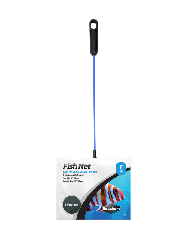 Seachem Fish Net Fine Mesh 6″ | Gentle Large Aquarium Fish Net ...