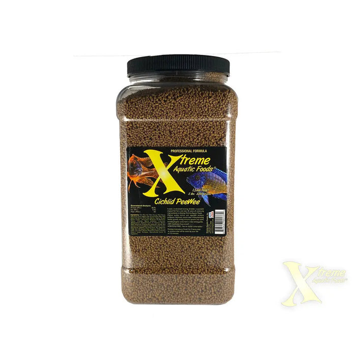 Xtreme Cichlid PeeWee 72 oz – Premium Cichlid Food – Tropical Treasures ...