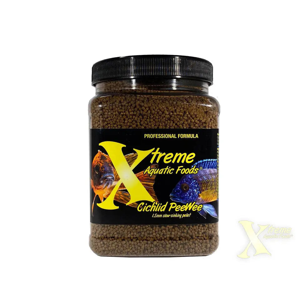 Xtreme Cichlid PeeWee® 1.5mm Slow-Sinking Pellets 20 oz – Tropical ...